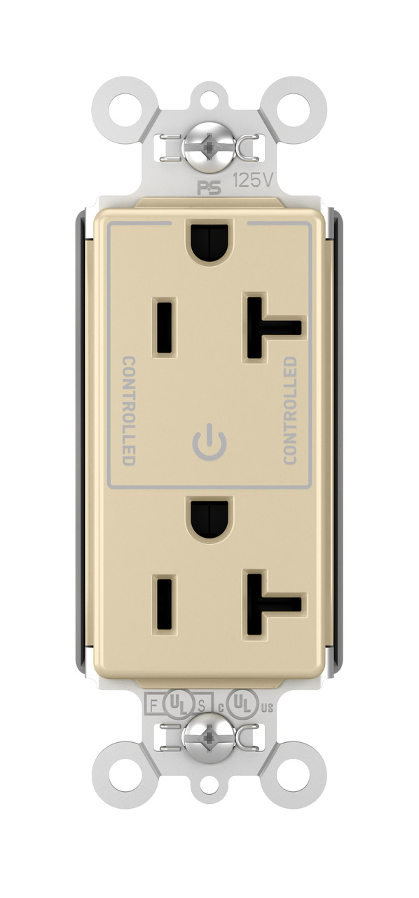 PlugTail® Heavy Duty Spec Grade Plug Load Controllable Receptacle, 20A ...
