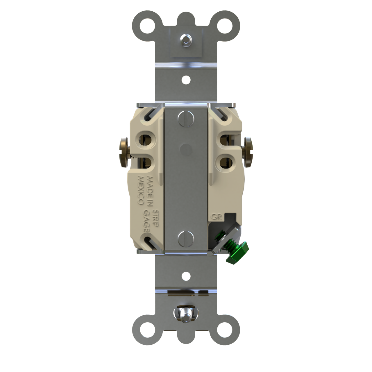 250V Tamper Resistant Heavy Duty Spec Grade Single Receptacle 20A