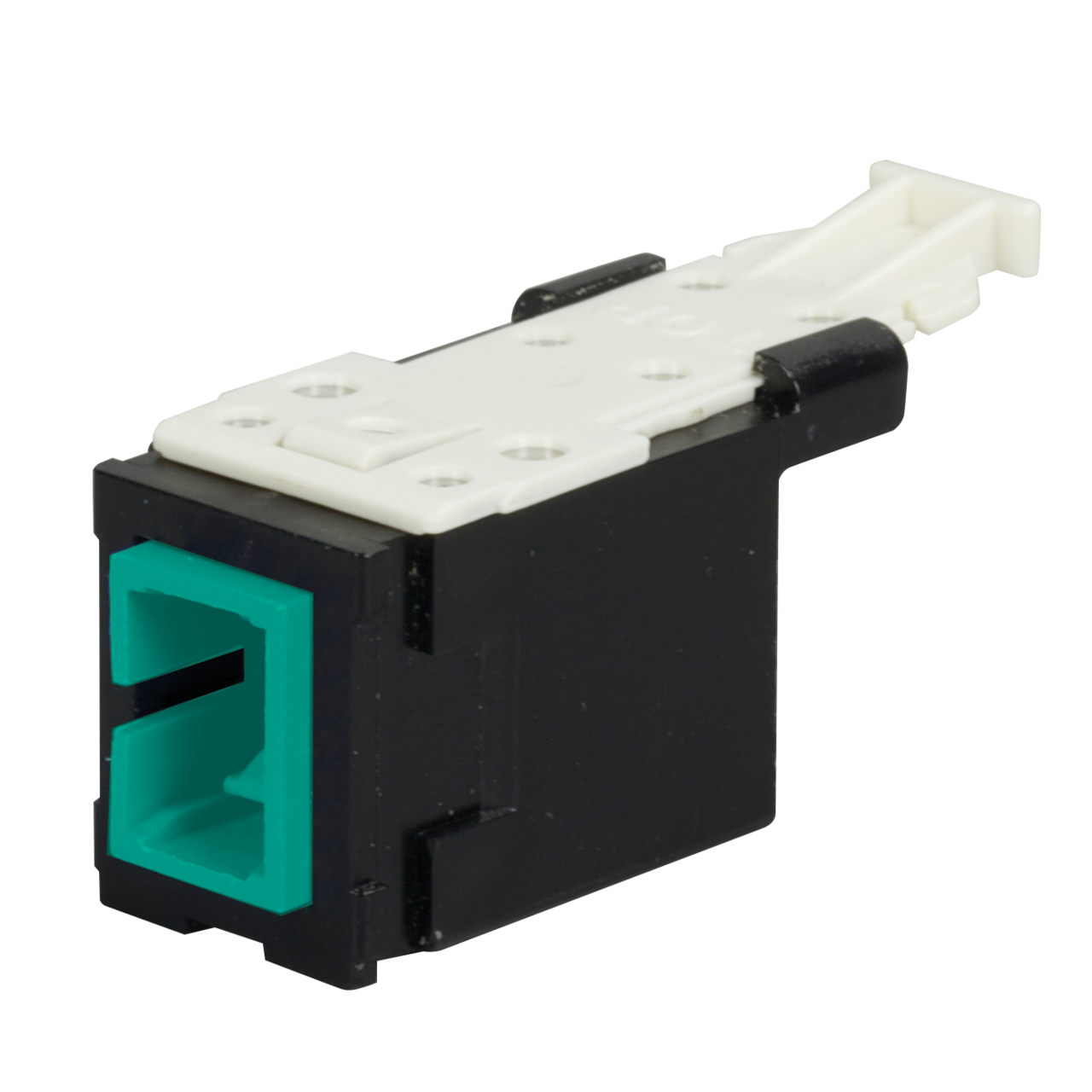 Infinium Fiber Module, HDJ, SC, Aqua Adapter, Black Housing | Fiber ...