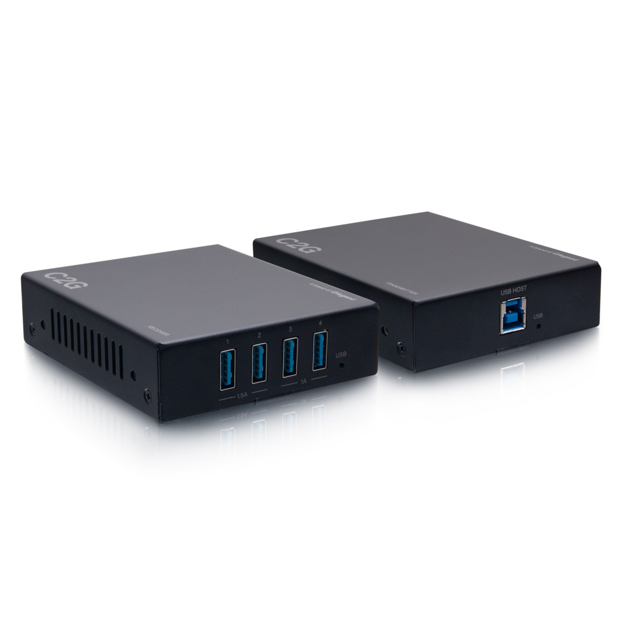 C2G C2G54265 Superbooster® 4-Port USB over Cat6a Extender Kit - USB 3.2 ...