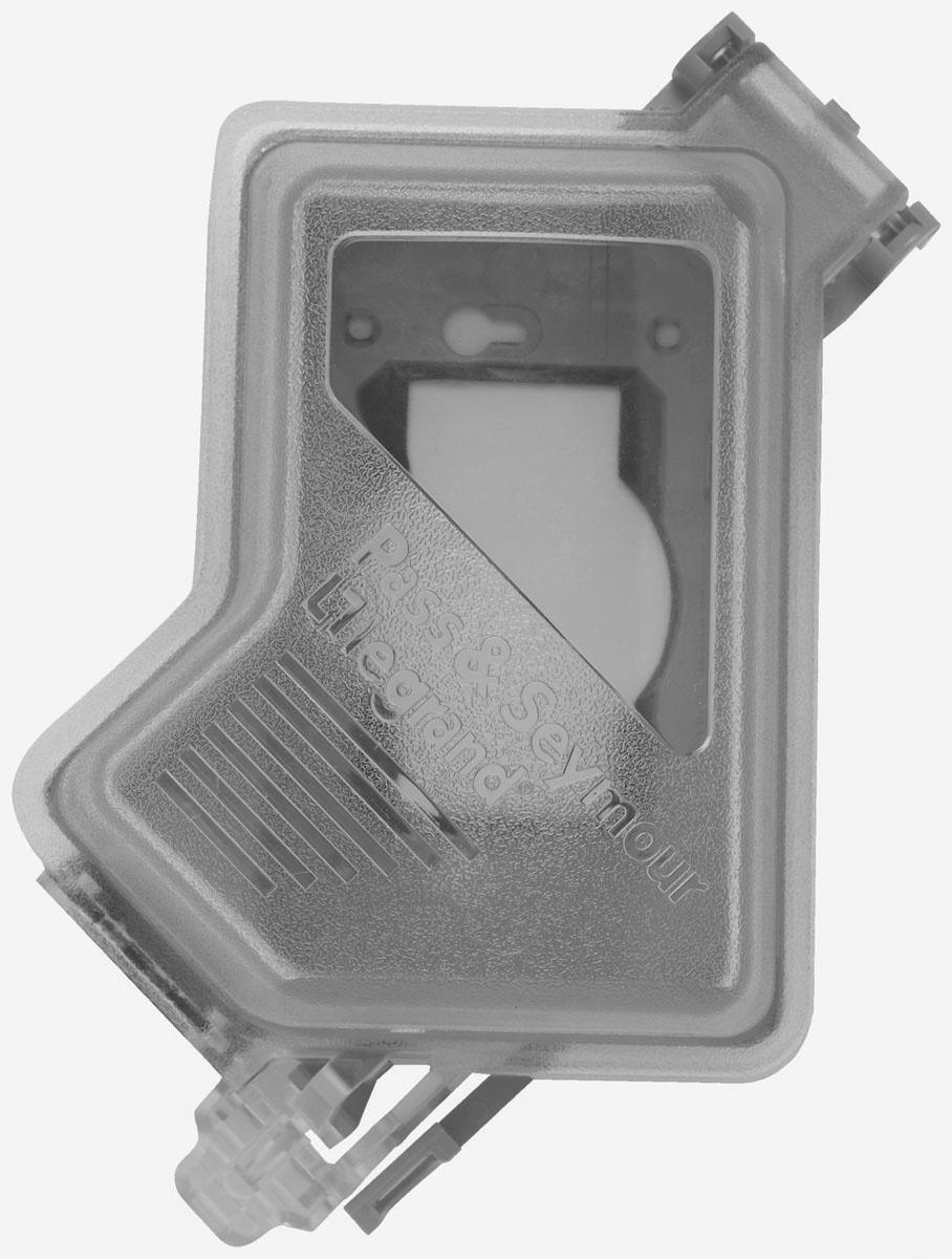 Discontinued - Single Gang While-In-Use Cover, Clear