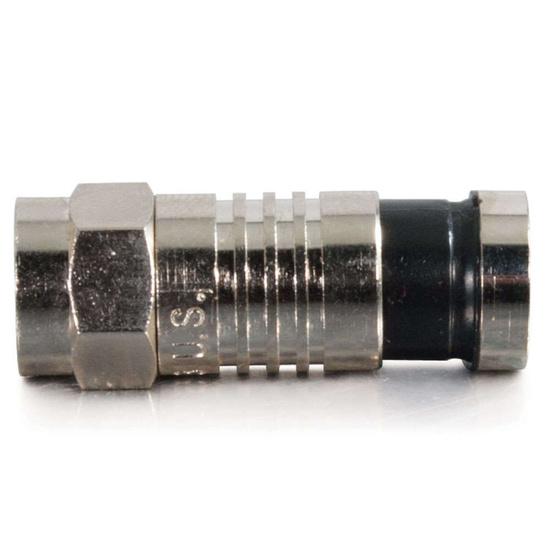 RG59 Compression F-Type Connector with O-Ring Multipack (10-Pack) (TAA ...