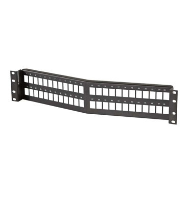 TechChoice Angled Patch Panel Kit 48 Port | Patch Panels | Copper ...