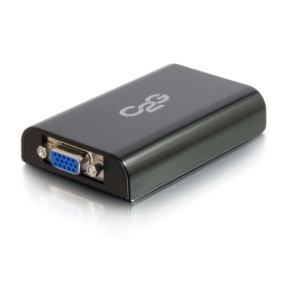 USB 3.0 to VGA Adapter - External Video Card | Adapters and Couplers ...