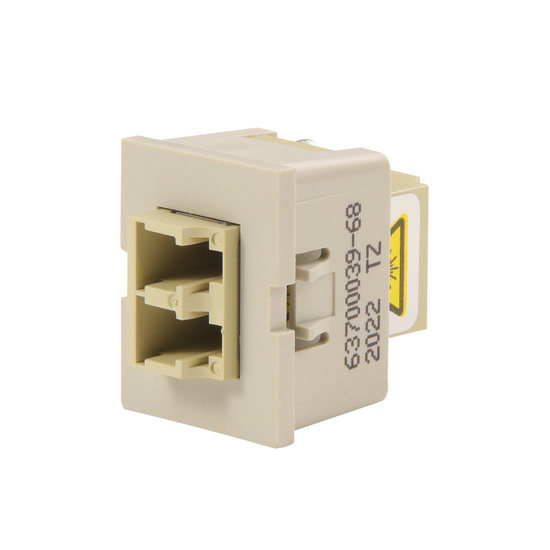 TracJack Module, LC Duplex, Multimode, Beige Adapter, Light Gray ...