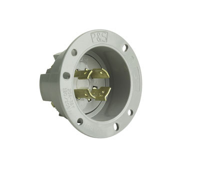 20A NEMA L1820 Inlet, Gray | Turnlok | Plugs and Connectors | Wiring ...