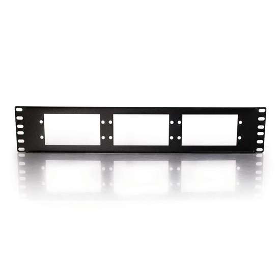 2u 6-Panel Rackmount Fiber Optic Panel | Fiber Optic Distribution ...