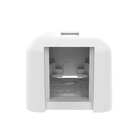 TRACJACK PLASTIC SURFACE MOUNT BOX FOR ONE 1 UNIT MODULE SINGLE SIDED ...