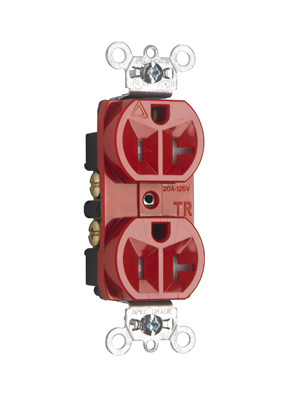 Tamper Resistant Isolated Ground Heavy Duty Spec Grade Receptacles