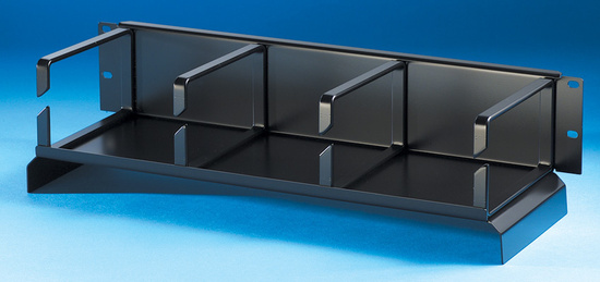 BEND LIMITING CABLE MANAGEMENT PANEL - 3.5 in H x 6 in D rings with ...