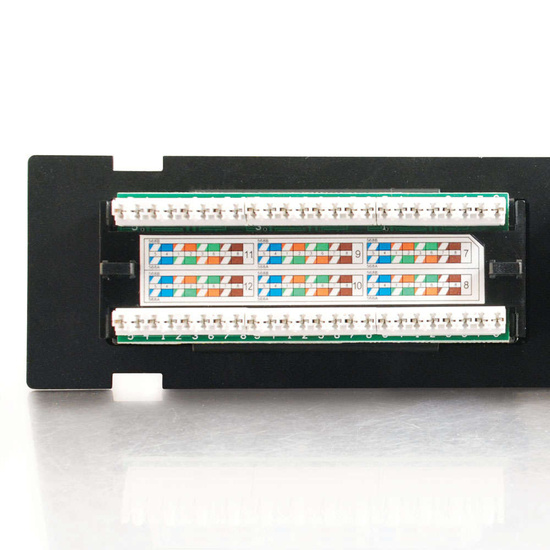 12-Port Cat5E 110-Type Cross-Connect Patch Block