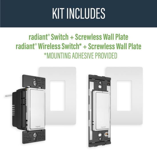 radiant Easy 3-Way Switch Kit │ Legrand