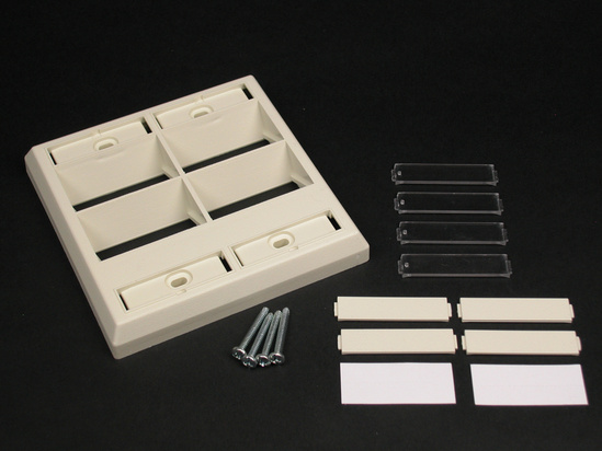 CM Double-Gang Angled Faceplate | A/V Wall Plates and Inserts | A/V ...