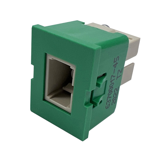 TracJack Module, 1-SC Simplex Multimode, Beige Adapter, Green Housing ...