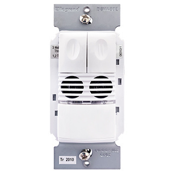 Dual Tech Wall Switch Occupancy Sensor, 120/277V, White | Wall Switch ...