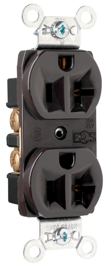 Construction Spec Grade Receptacles Back and Side Wire 20A 125V