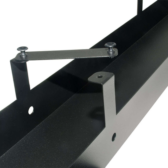 APW 69in Vertical Cable Raceway for Relay Rack - Black