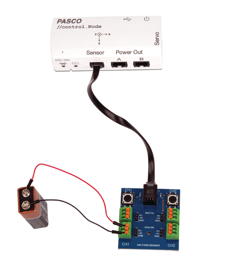 Control Node Voltage Sensor - PS-3349 - Products | PASCO