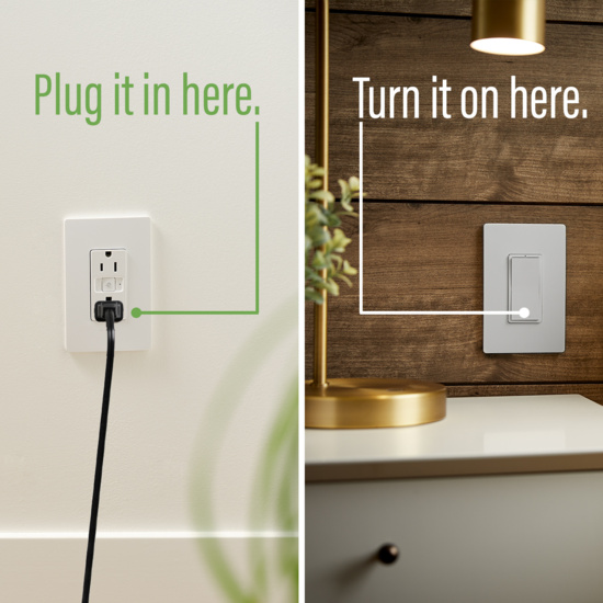 radiant Easy Switched Outlet Kit │ Legrand