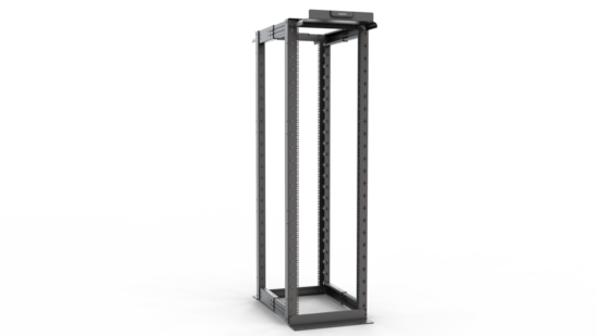 Mighty Mo 20 Dual Adjustable Base 4-Post Rack, 45 RU (7 FT), Adjustable ...