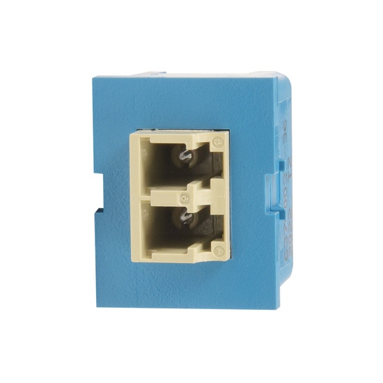 TracJack Module, LC Duplex, Multimode, Beige Adapter, Blue Housing ...