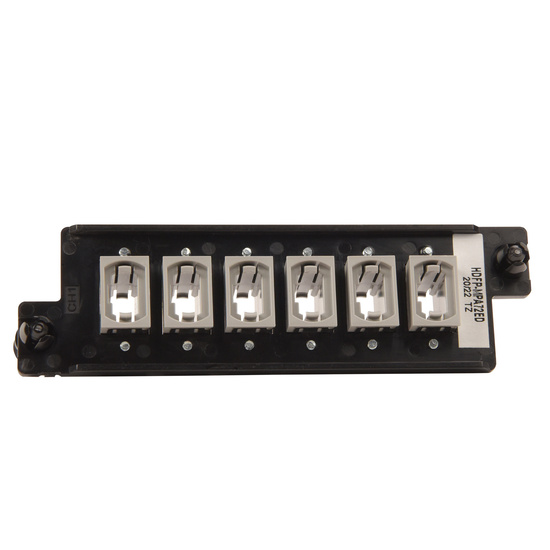 Infinium HDFP MPO Adapter Panel, 6 MPO, Gray | Fiber Optic