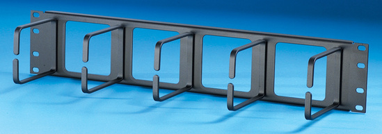 Feed-Through Cable Management Panels, 2RU, 4" depth, 5 Rings