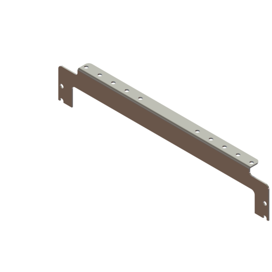 MM20 Cable Runway Mounting Bracket - 2 in H for the rear of MM20 4-Post ...