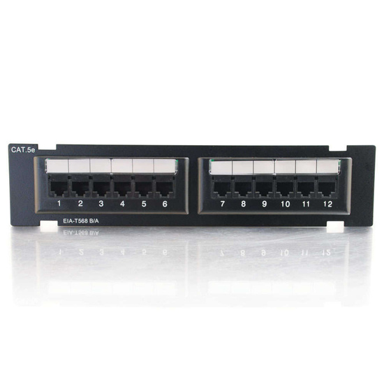 12-Port Cat5E 110-Type Cross-Connect Patch Block
