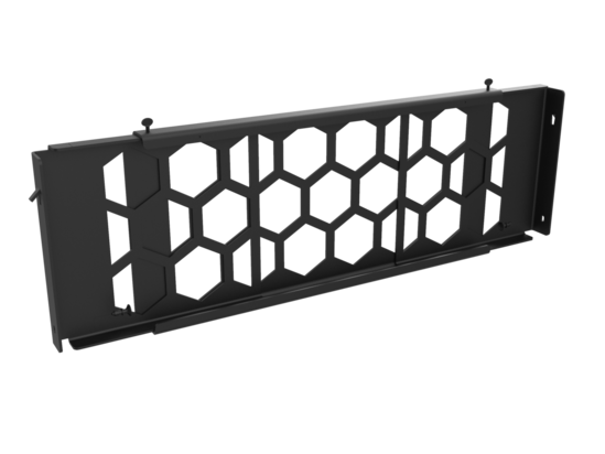 MM20 Horizontal 4-Post Front to Rear Rack Cable Manager - Black ...