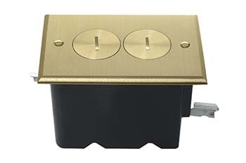 1-Gang Tamper-Resistant Floor Box Assembly (for Wood Sub-Floors ...