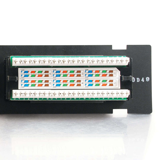 12-Port Cat5E 110-Type Cross-Connect Patch Block
