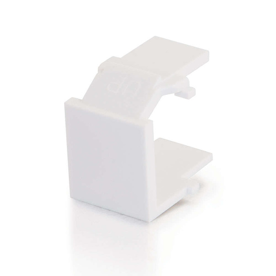 Snap-In Blank Keystone Insert Module - White | Keystone Jacks and ...