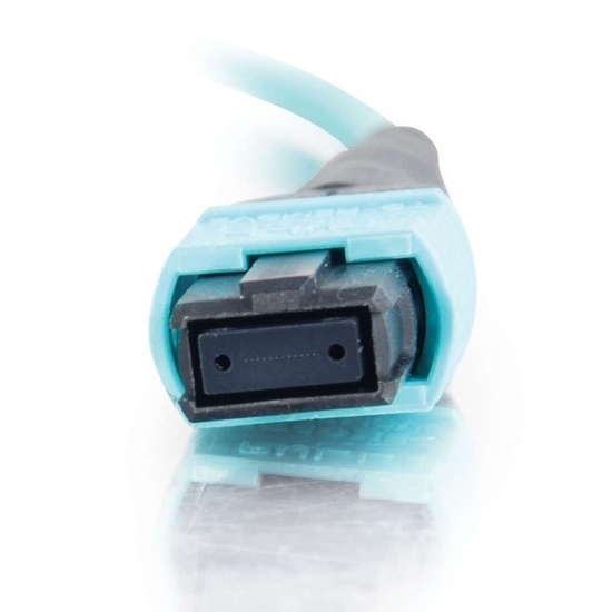 16.4ft (5m) MTP® Compatible MPO to MPO Fiber Array Cable Type B OM3 ...