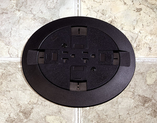 FLUSH POKE-THRU ASSY/20A/BS/RT/LJB | Surface Style | Poke-Thru Devices ...