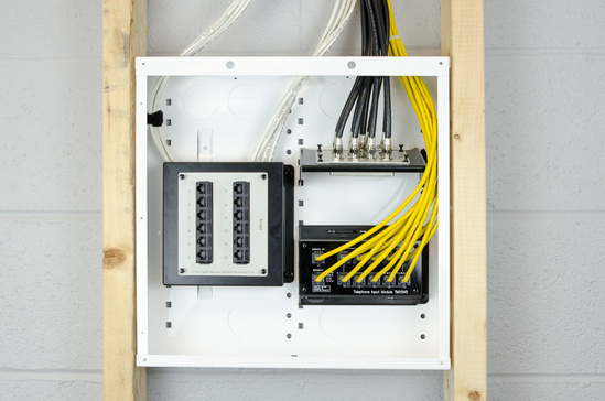 12 Port Cat 5e Network Interface Module Network Distribution Modules Structured Wiring