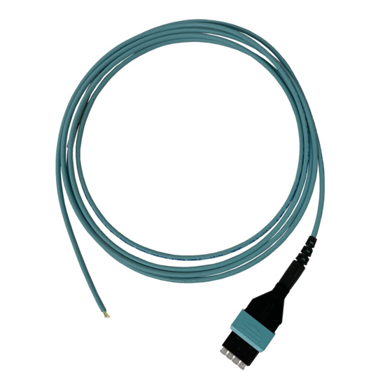 3 Meter (3m), acclAIM To Laser Cleaved Blunt End, 50/125 OM4 Multimode ...