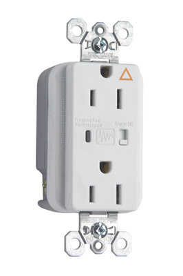 Isolated Ground Surge Protective Duplex Receptacle, White | Commercial ...