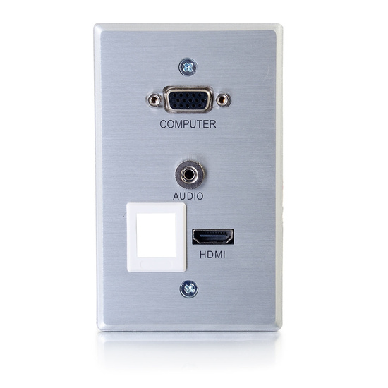 RapidRun VGA + 3.5mm With HDMI Pass Through And One Keystone Single ...