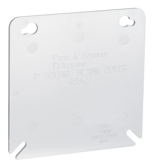 4-Inch Square Box Cover | Wall Boxes | Electrical Boxes | Wiring Devices