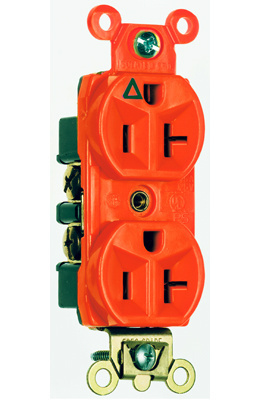 Isolated Ground Heavy Duty Hospital Grade Receptacles Back and Side ...
