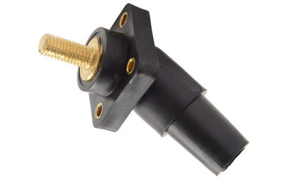 Series 16 45° Green Double Set Screw Panel Mount - Female | Cam Type ...