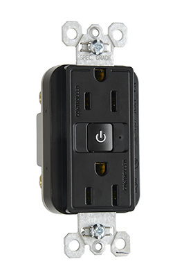 15A, 125V Plug Load RF Dual-Control Fed Spec Receptacle, Black ...