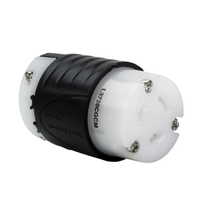 Heavy Duty Ground Continuity Monitoring (GCM) Connector, Black and ...