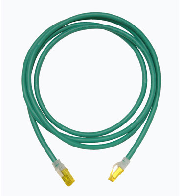 Clarity CAT6A Modular Patch Cord, 7 ft, Green | Patch Cords and Cable ...