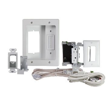 Long Range In-Wall Pro Power and Cable Management Kit