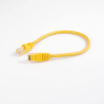 Q-Series Patch Cords, CAT6, booted, Yellow, 3 FT | Patch Cords and ...