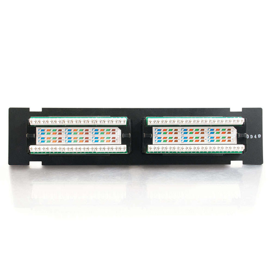 12-Port Cat5E 110-Type Cross-Connect Patch Block