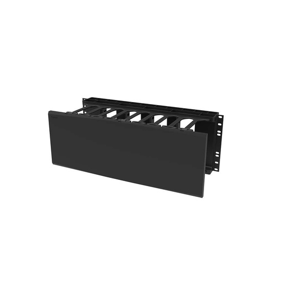 4RU Single-Sided Horizontal Cable Manager - Black | Data Center ...