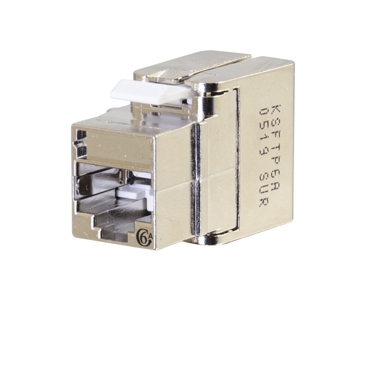 Cat6a FTP Keystone Jack, Self Termination w/ Icon Slot for Port ID, 25 ...